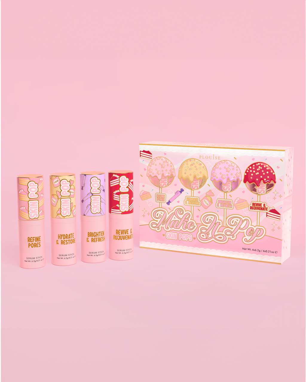 P. Louise Make It Pop Skin Pop Serum Sticks – P. Louise Cosmetics